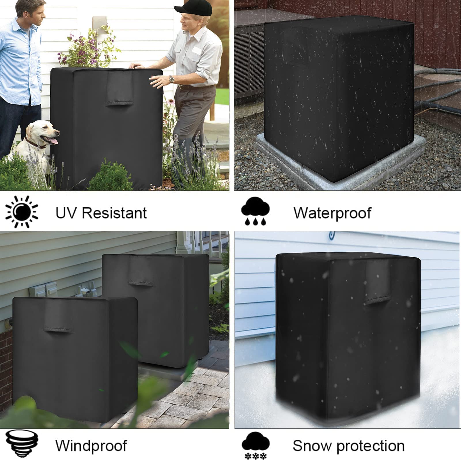 Air Conditioner Covers For Outside Units Ac Cover For Outside Unit Ac Cover Air Conditioner Cover (30x30x32 in)