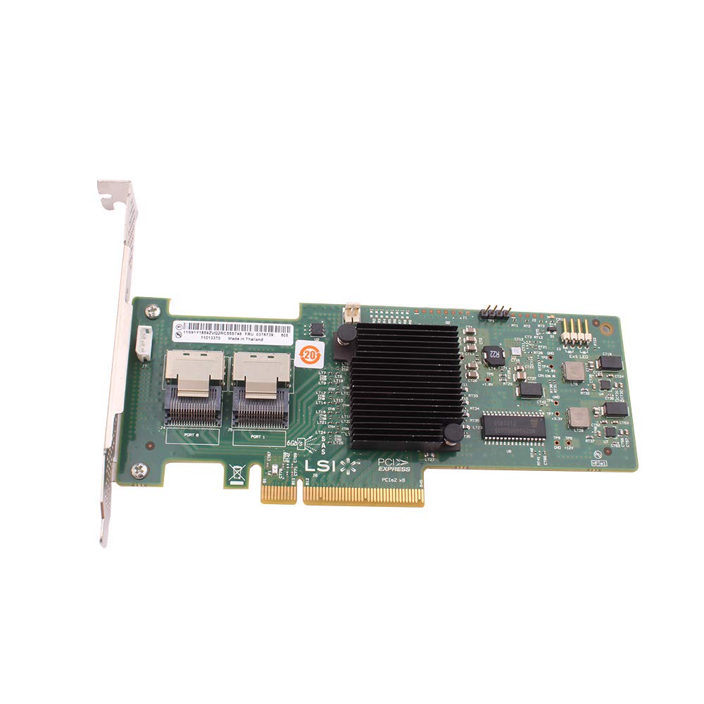 LSI 9240-8i 6Gbps SAS Raid Card, HBA FW:P20 9211-8i IT Mode for ZFS FreeNAS unRAID 2* SFF SATA RAID Controllers