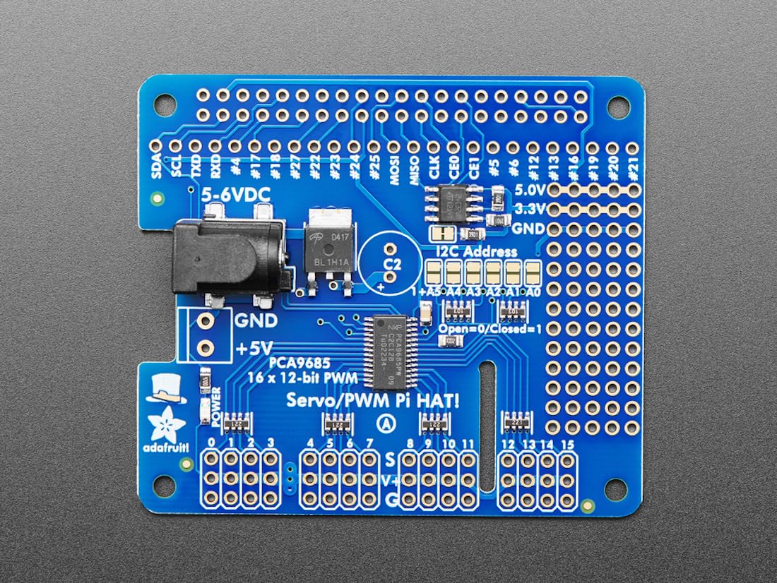 2327 - Raspberry Pi PWM Servo Hat Development Board