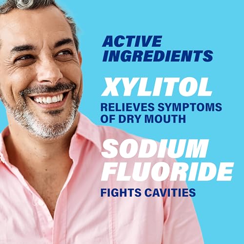 ACT Dry Mouth Anticavity Zero Alcohol Fluoride Mouthwash 18 fl. oz. Soothing Mint