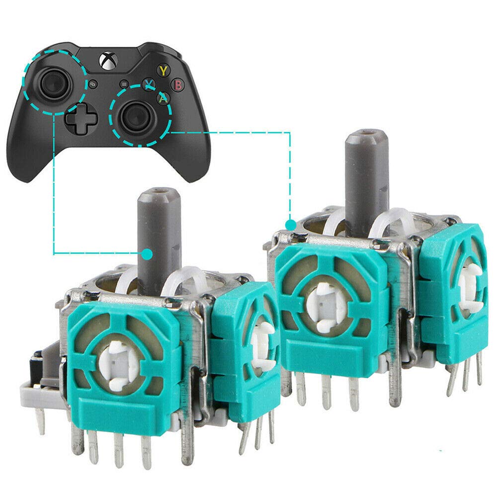 2 X 3D Controller Joystick Axis Analog Sensor Module Replacement for Xbox One