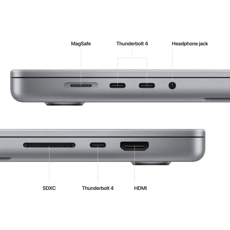 Apple (CTO) 16-in MacBook Pro: M2 Max 12-Core CPU 30-core GPU 64GB 4TB Space Gray - Z1740018N (Jan 23)