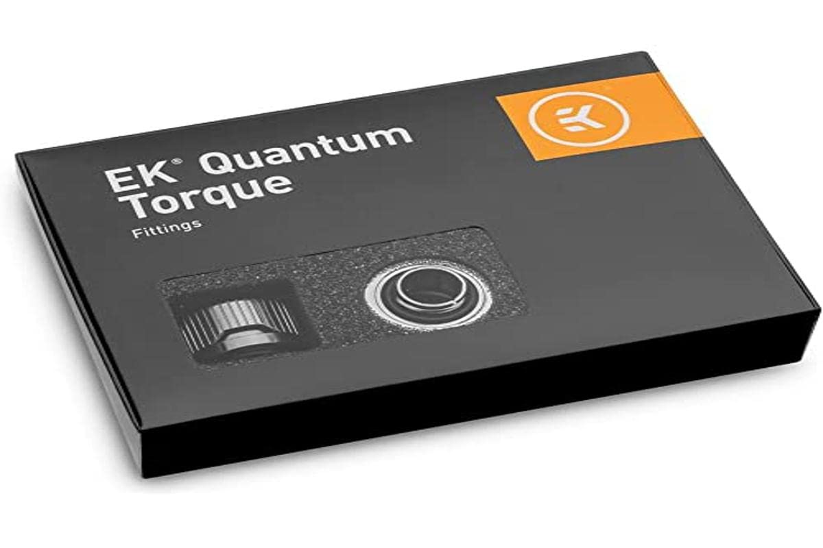 Odestar EK Water Blocks Compatible EK-Quantum Torque HTC 16-6er-Pack, Nickel Schwarz