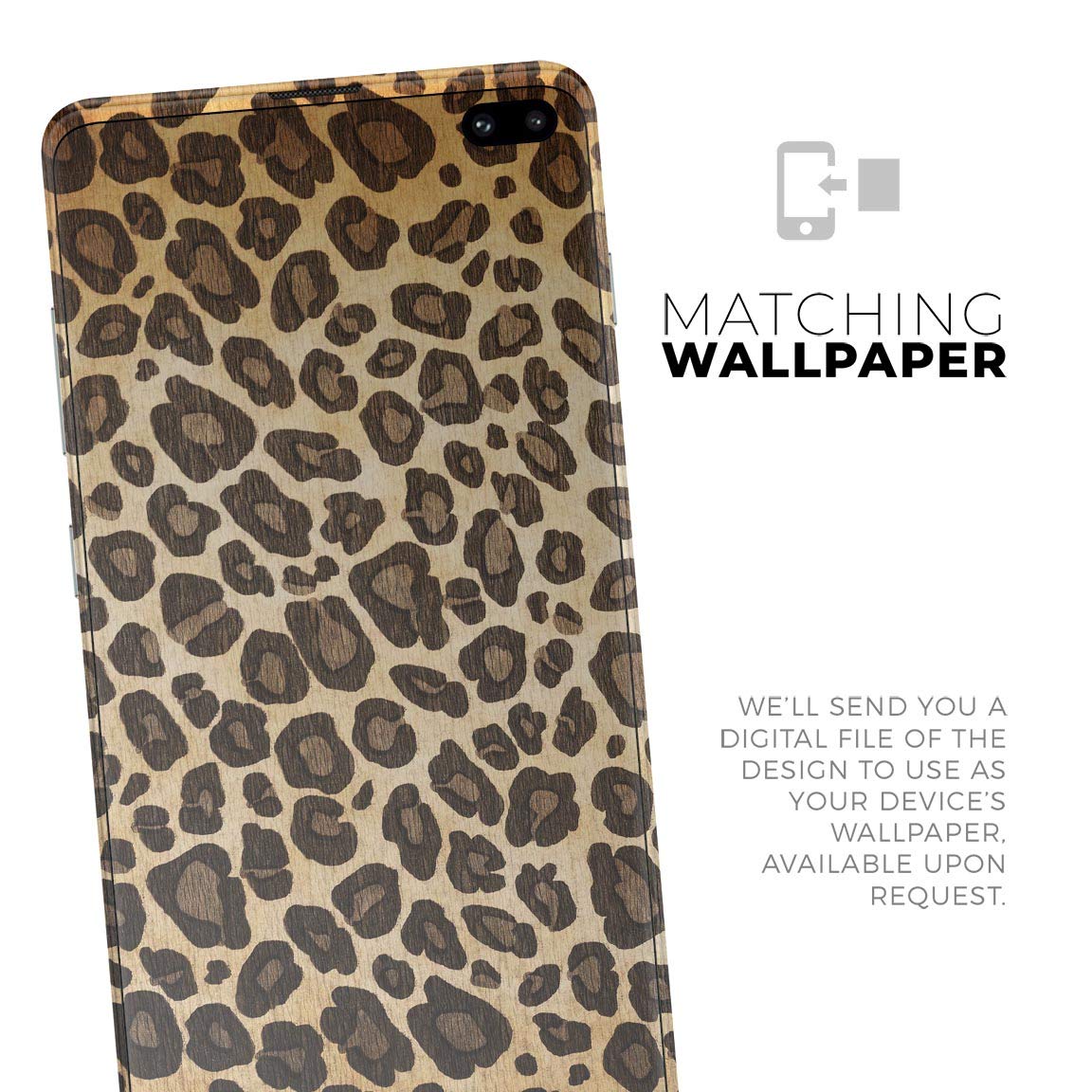 DesignSkinz Vibrant Leopard Print V23 Protective Vinyl Decal Wrap Skin Cover Compatible with The Samsung Galaxy S20 (Screen Trim & Back Glass Skin)