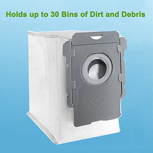 8Pack Vacuum Bags Replacement for irobot Roomba i8,i8+(8550),i7,i7Plus,i6,i6+(6550),i4,i4+(4552),i3,i3+(3550),s9+(9550),s9, j7+,j7 Vacuum Clean Base with Automatic Dirt Disposal Bin Bags(8PACK)