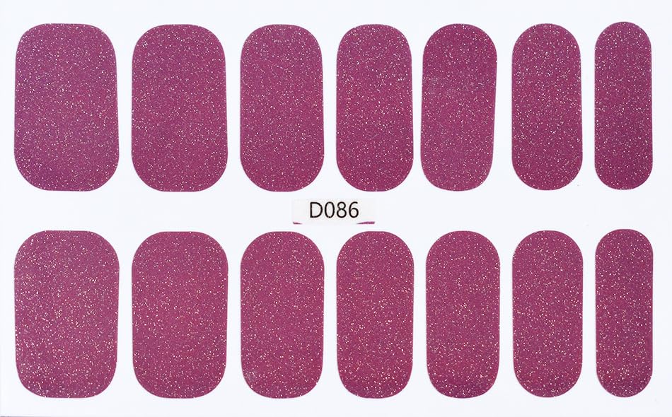 112 Pieces Thin Semi-Cured Gel Nail Strips Solid Full Wrap Nail Polish Strips Sticker Gradient Glitter Self Adhesive DIY Art Decals Strips for Women Girls DIY Craft Decoration Tips(8 Sheets).