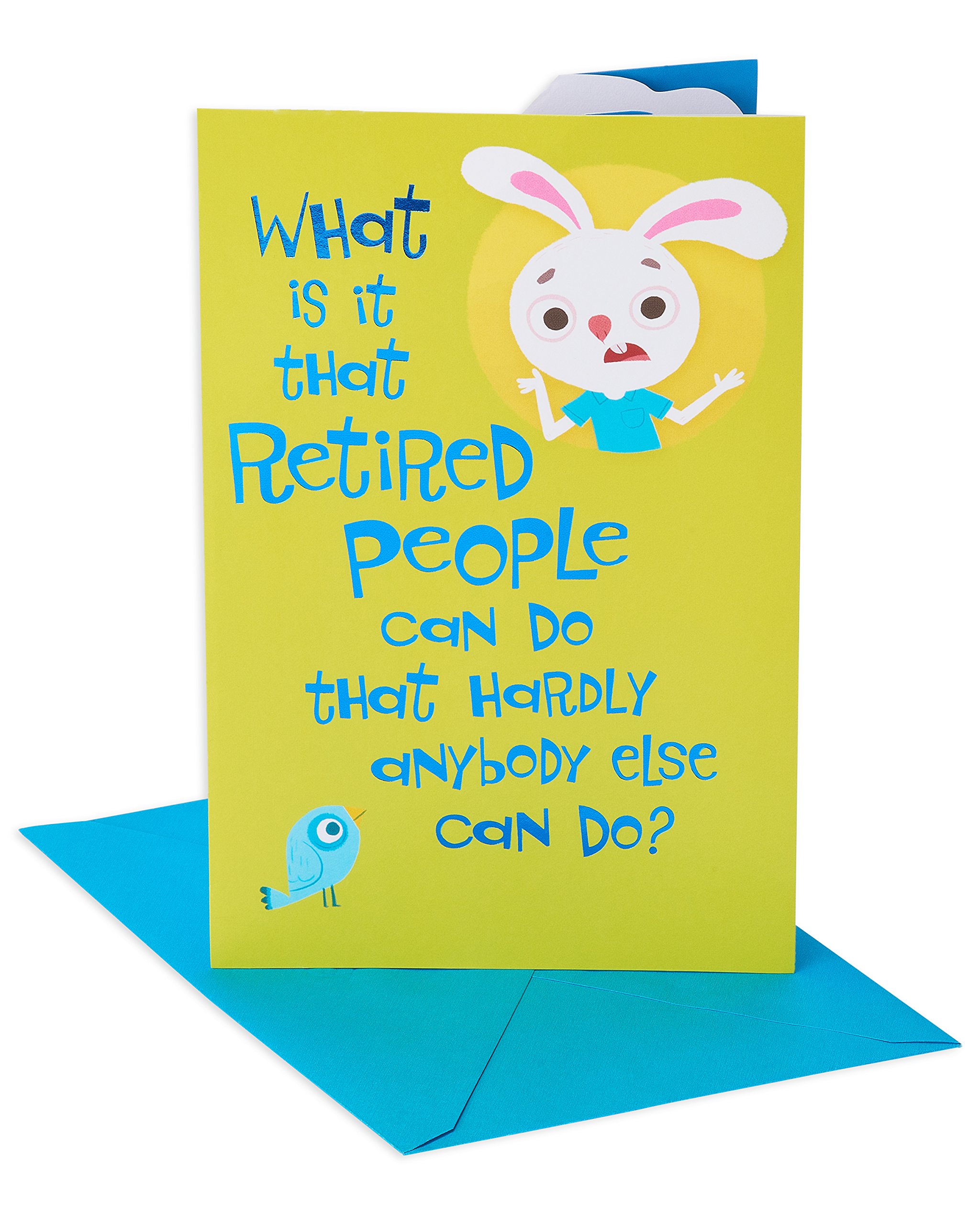 American Greetings Funny Retirement Card (Monday Mornings)