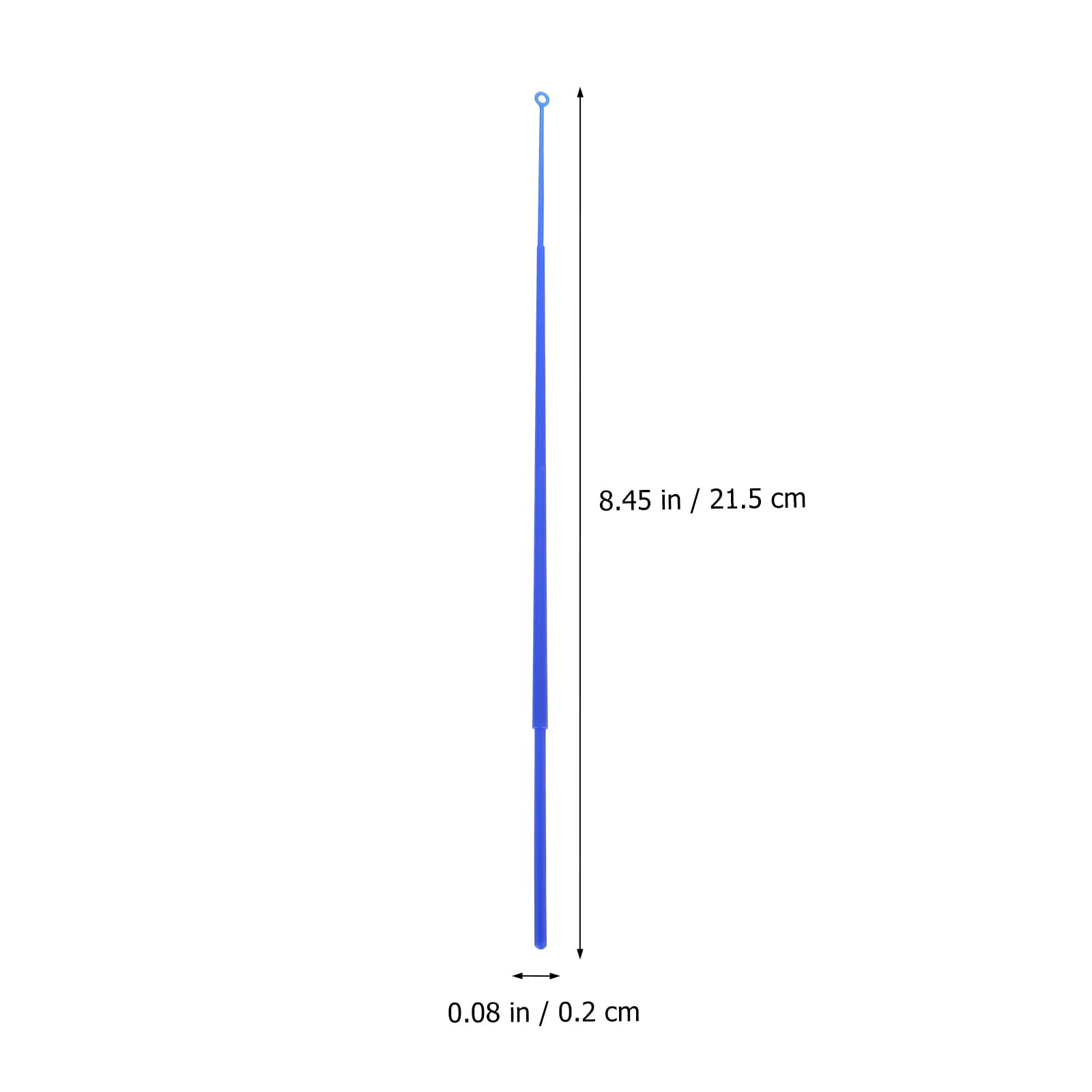 20pcs Plastic Inoculation Loop Disposable Inoculating Rod Inoculation Rings for Lab Experiment