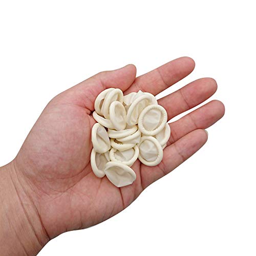Large Disposable Latex Finger Cots Anti Static Rubber Fingertips Protective Finger cots for Electronic Repair, Handmade, Industrial Apply 333 Pcs.