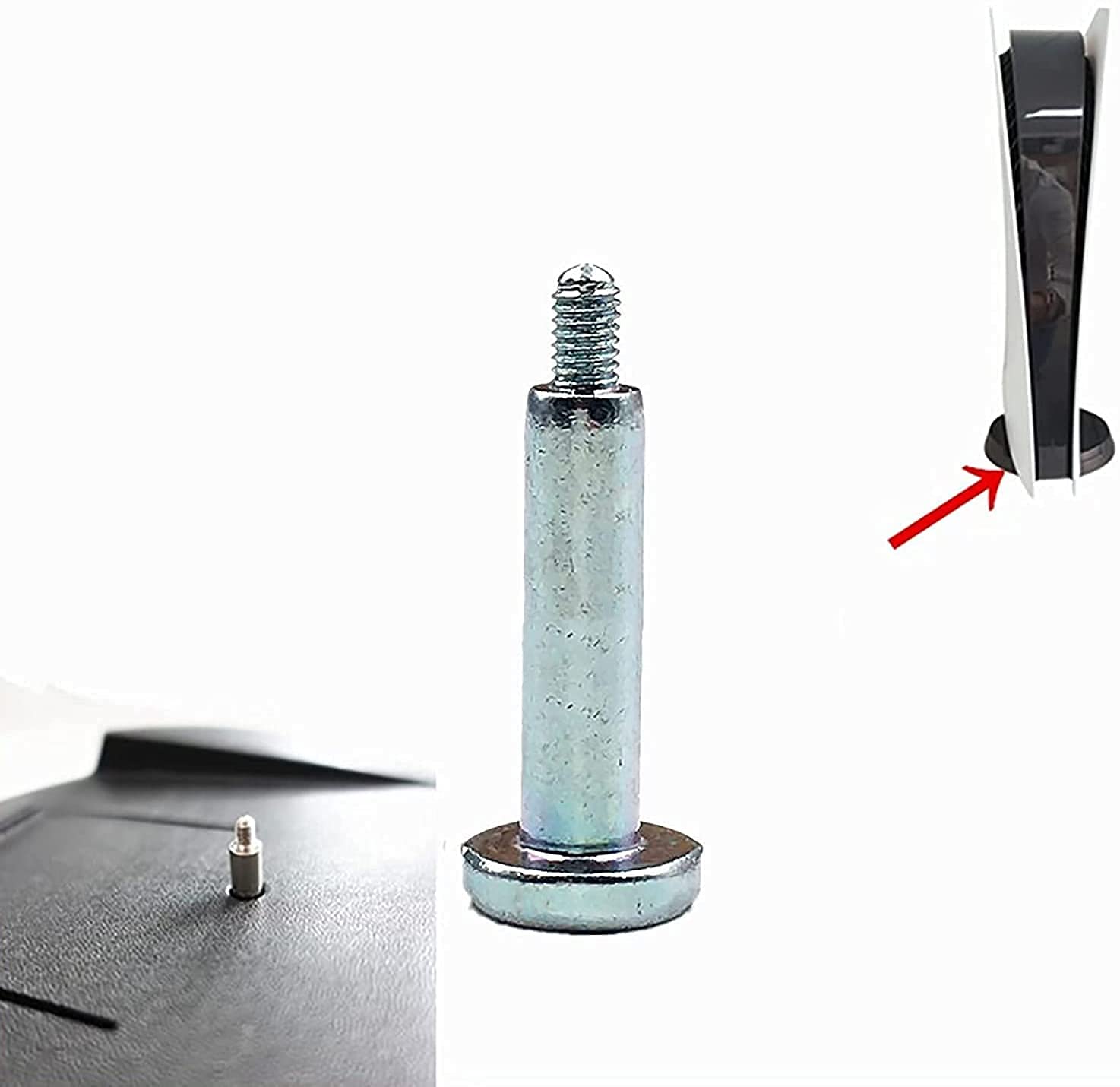 2 x Vertical Stand Holder Bottom Screw Fixing Screws for PS5 Controller Stand Support Screws