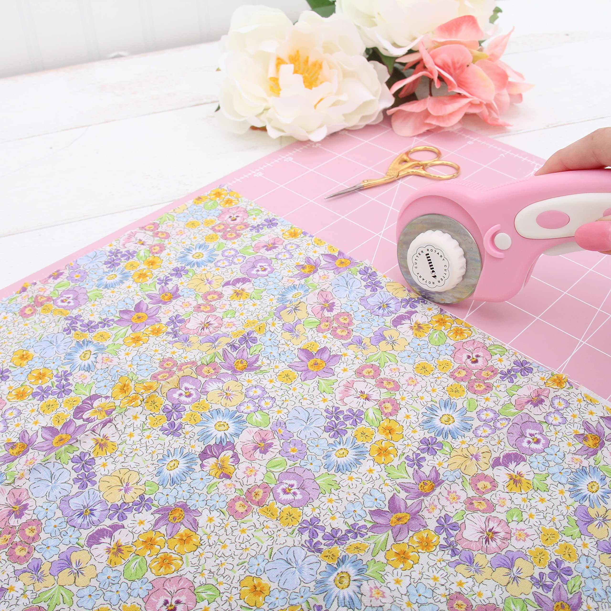 3 Yard Cut Threadart Premium Cotton Quilting Fabric - Spring Picnic Collection - Light Blue Gingham - 44" Width - 100% Cotton - Quilting, Sewing, Crafts