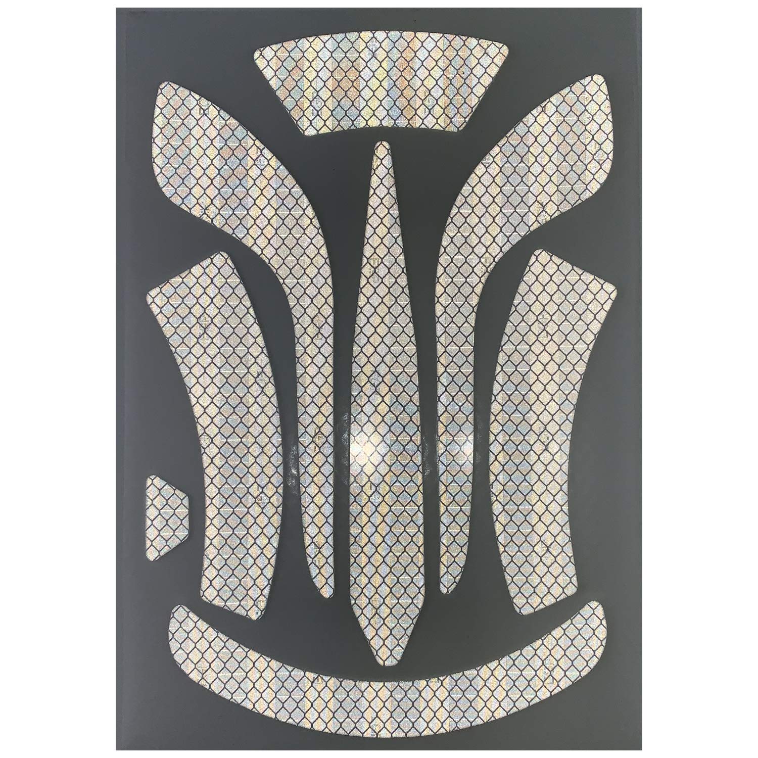 Lift Safety DAX Reflective Decals - White Medium
