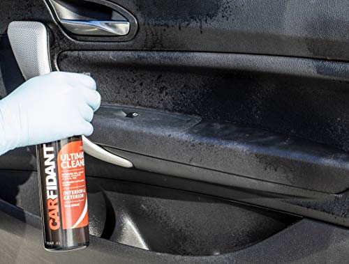 Carfidant Ultimate Car Interior Cleaner - Automotive Interior & Exterior Cleaner All Purpose Cleaner for Car Carpet Upholstery Leather Vinyl Cloth Plastic Seats Trim Engine Mats - Universal Car Cleaning Kit