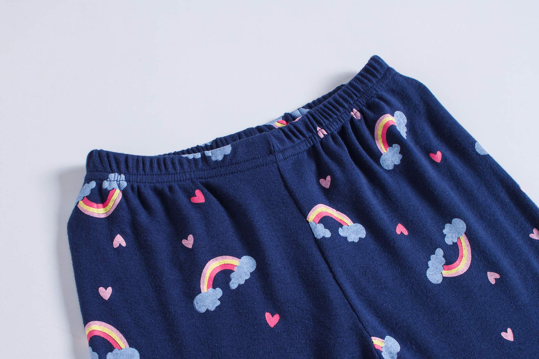 KikizYe Little Girls Unicorn Rainbow Pajamas Kids Cotton Jammies Size 6