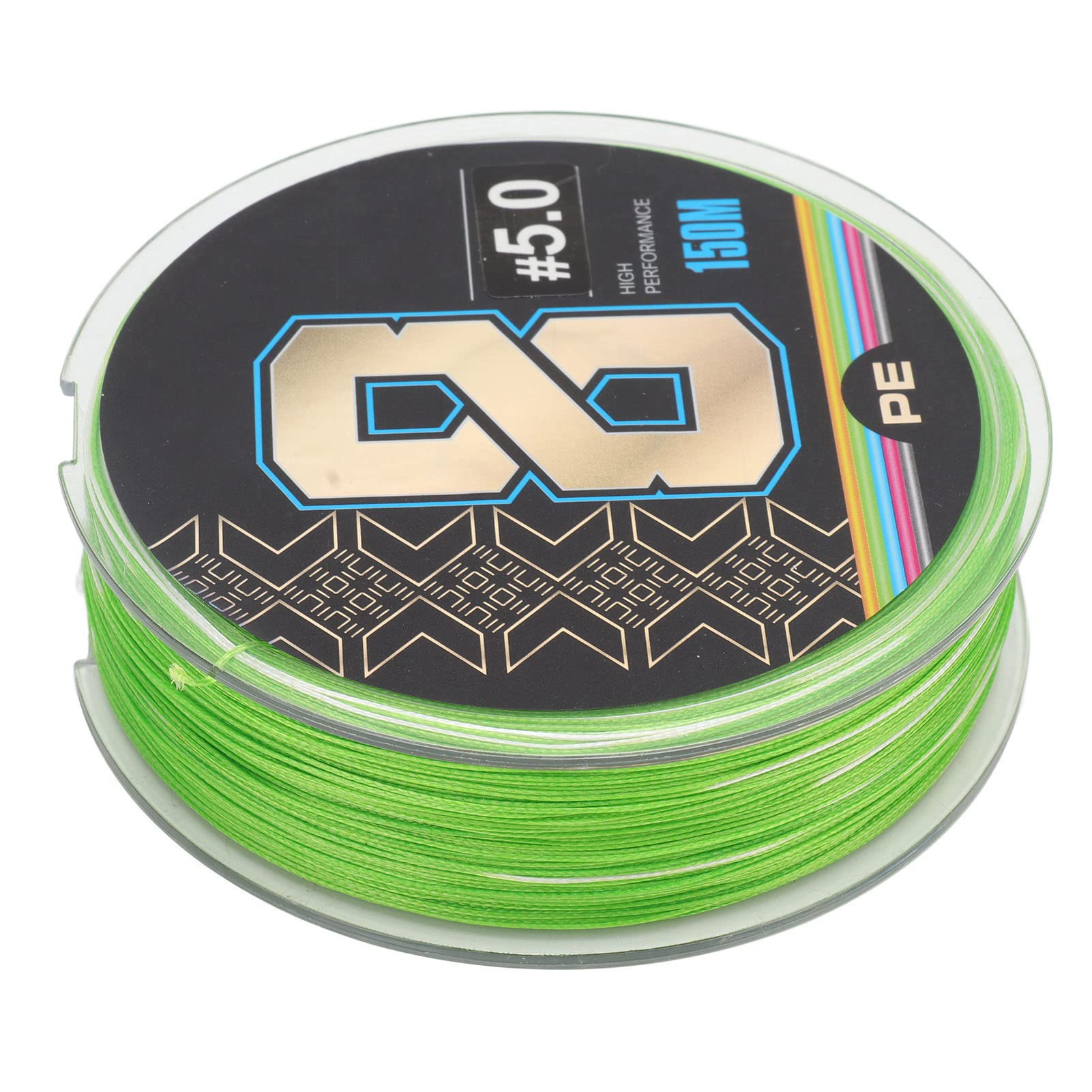 150m Fade Resistant Fishing Wire 8 High Stability Outdoor Fishing Line (5.0#)
