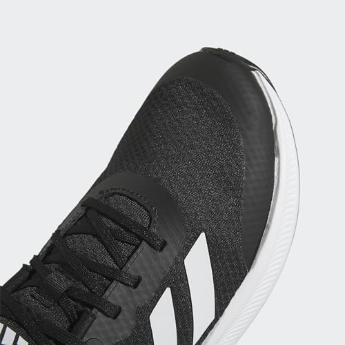 adidas Baby Run Falcon 3.0 Shoe, Black/White/Black, 4 US Unisex Infant