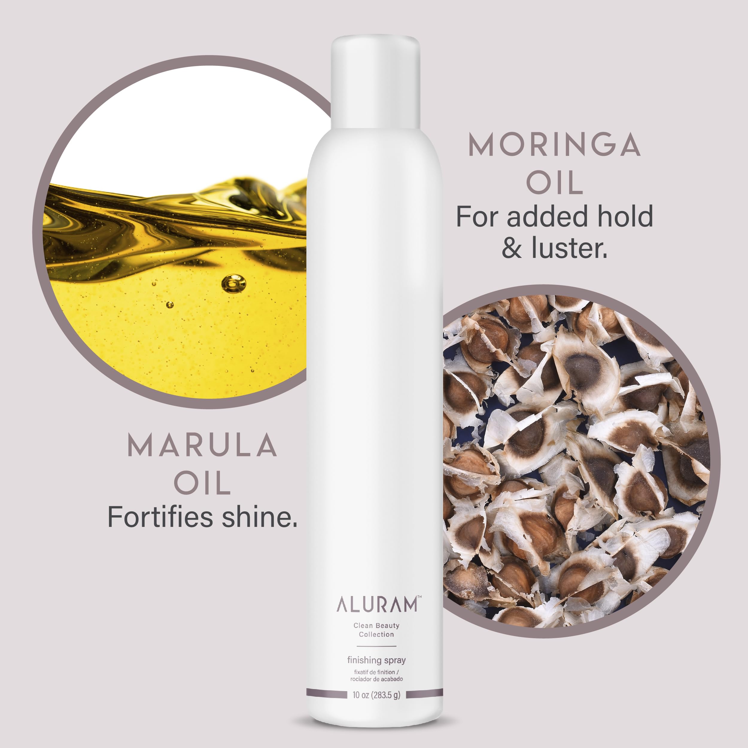 ALURAM Finishing Spray, Long-Lasting Hold, Humidity Resistance for All Hair Types, 10 Fl Oz
