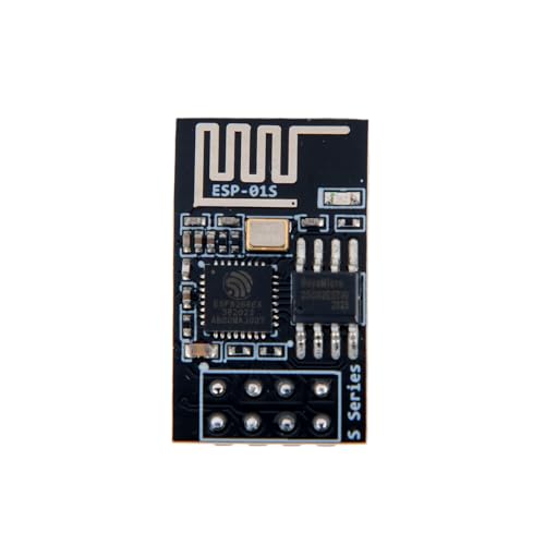 Stemedu USB to ESP8266 ESP-01 Serial Wireless Transceiver 4MB SPI Flash WiFi Module ESP-01S Prog WiFi Programmer Downloader CH340C Chip with Reset Button