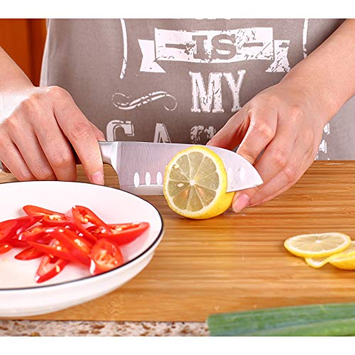 Kitchen Knife, GUANCIChef Knife, Santoku Knife High Carbon Steel Asian with Rosewood Handle Cleaver Knife Stainless Steel for Vegetable/Meat with protective Sheath
