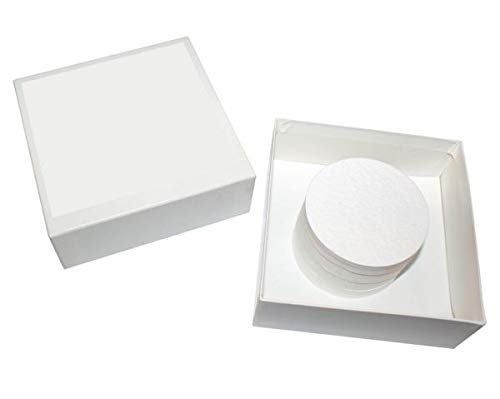 Advantec MFS GB14047MM Fiber Filter, Water Quality Testing, Grade GB140, 47 mm Diameter, 0.56 mm Thickness, 0.20 Borosilicate Glass, White (Pack of 100)
