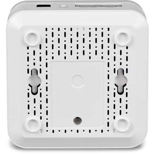 TRENDnet AC1200 WiFi EasyMesh Kit, Includes 2 x AC1200 WiFi Mesh Nodes, App-Based Setup Utility, Seamless WiFi Roaming, Beamforming, Supports 2.4GHz and 5GHz Devices, TEW-832MDR2K, White