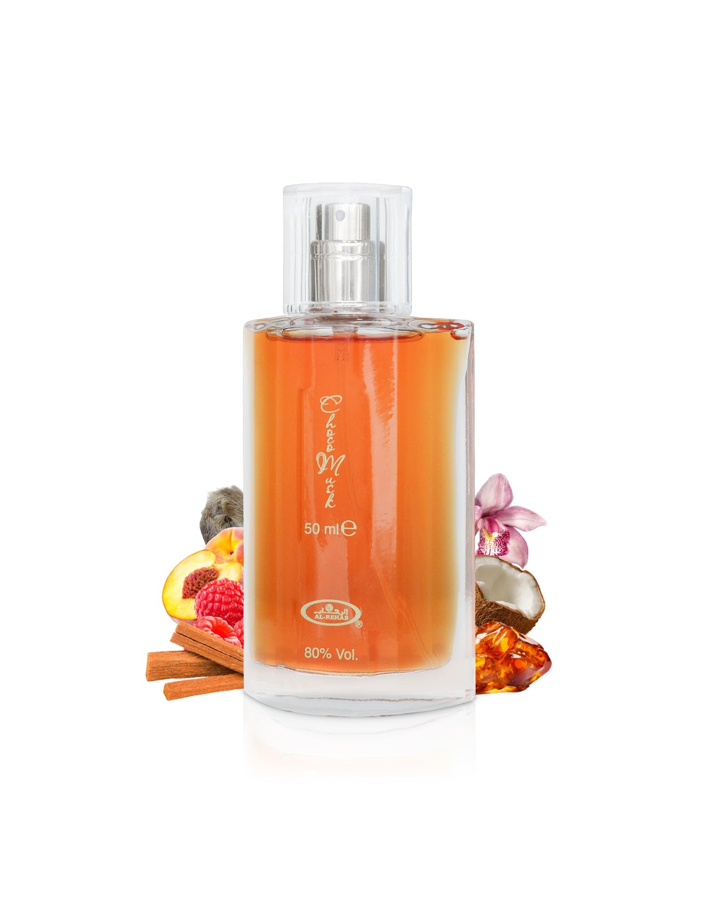 Al-Rehab Choco Musk Eau De Parfum Spray for Women, 1.7 Ounce