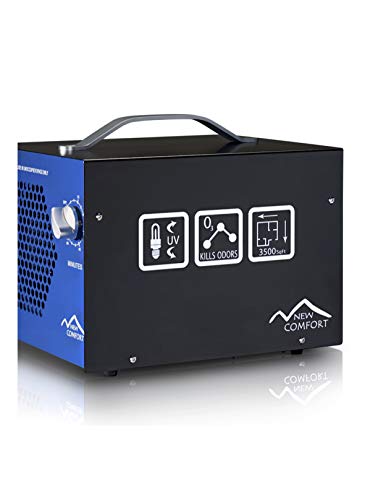 Blue Commercial Air Purifier Ozone Generator with UV