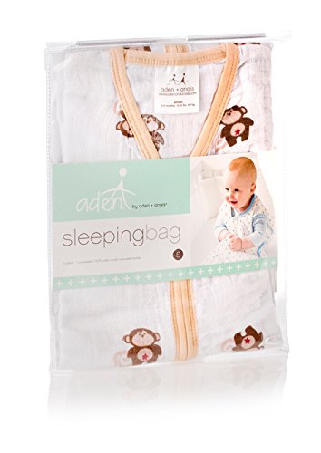 aden by aden + anais Sleeping Bag, Safari Friends- Monkey- S