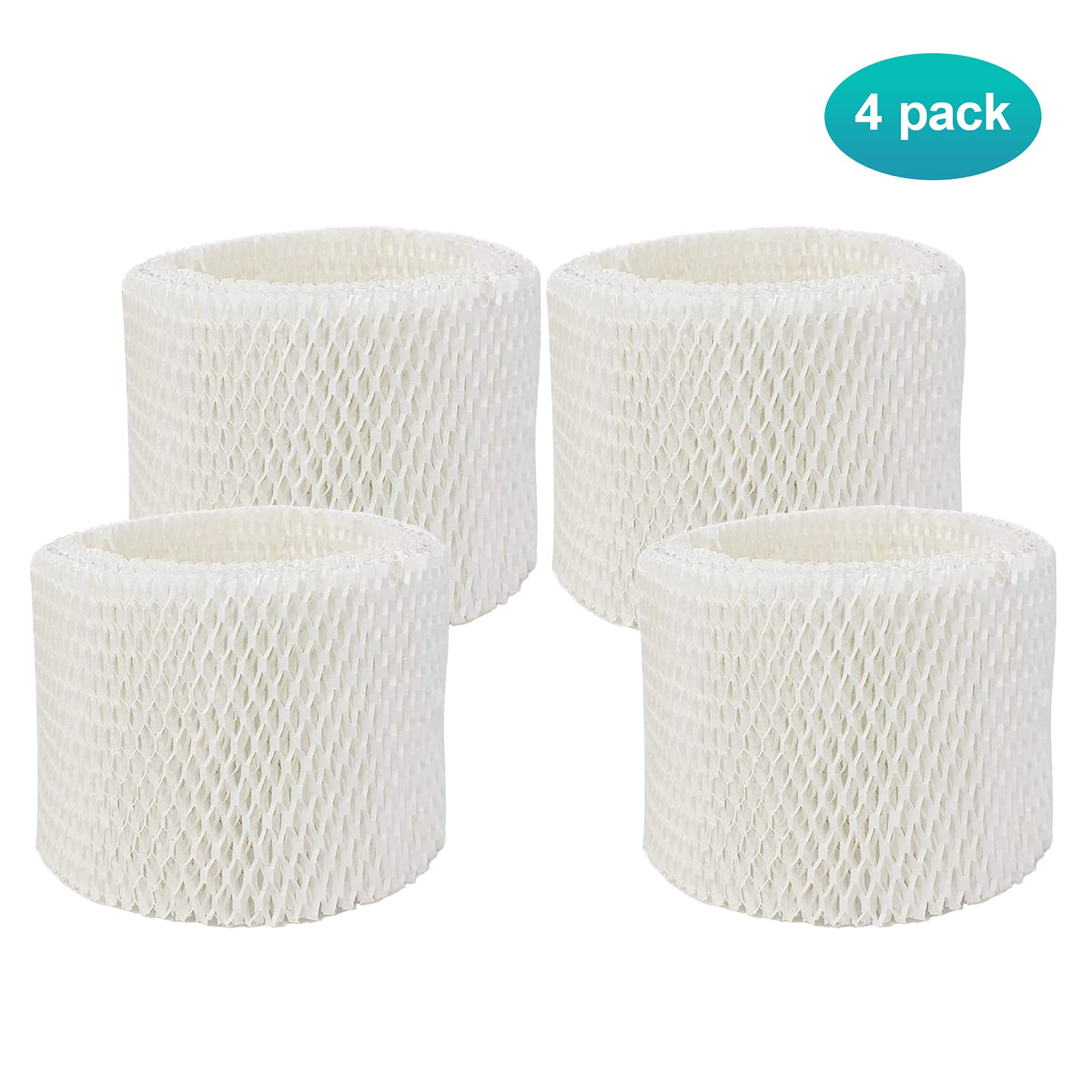 AEERT 4 Pack Replacement Humidifier Filter for Vicks WF2 Humidifier Filter, Compatible with Vicks 3000 Series, ReliOn WA-8D & Robitussin DH835 Series