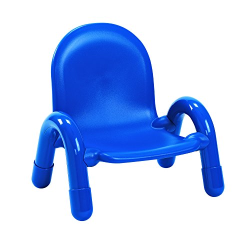 Angeles Baseline Toddler 36" Round Table and 4 Chairs Set, Red-Blue AB74912PB5, Kids Activity Homeschool, Preschool, Daycare or Classroom Furniture