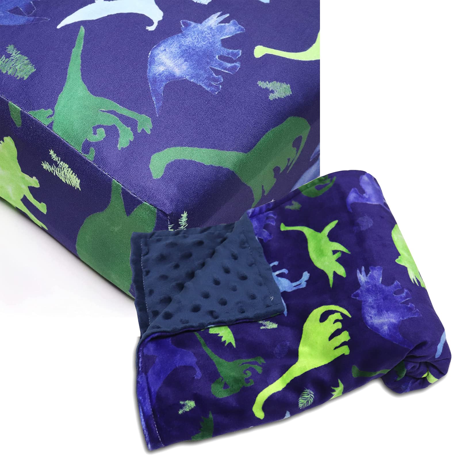 TANOFAR Baby Crib Sheet and Baby Minky Blanket