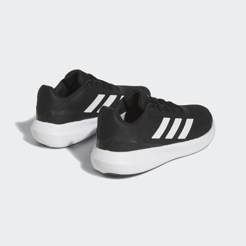 adidas Baby Run Falcon 3.0 Shoe, Black/White/Black, 4 US Unisex Infant