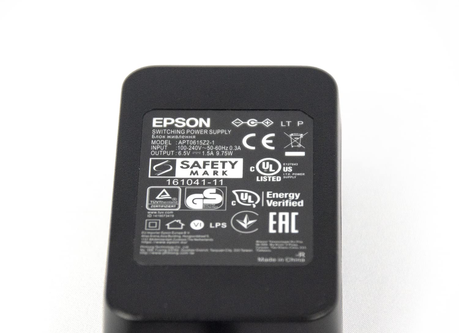 Epson LABELWORKS APT0615 AC Adapter for LW-PX300, LW-PX300VP, LW-PX350 - Replacement Power Adapter for Label Printers