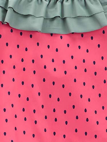 Simple Joys by Carter's Girls' 3-Piece Assorted Rashguard Sets, Watermelon, 4T