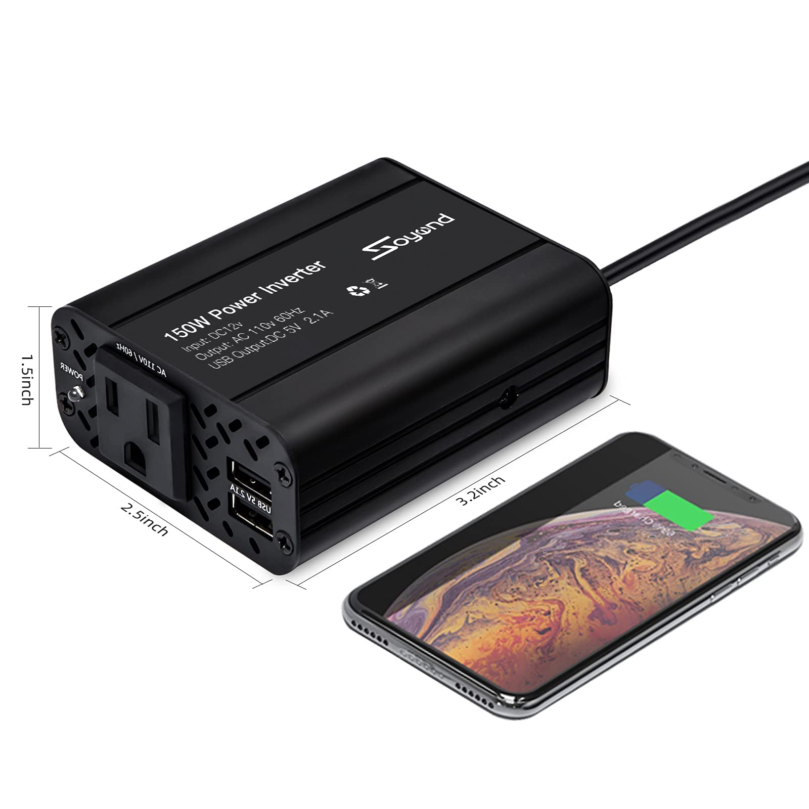 150W Car Power Inverter