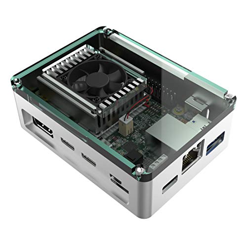 anidees Aluminum case with top lid for Google Coral Dev Board â Silver (AI-G-SG)