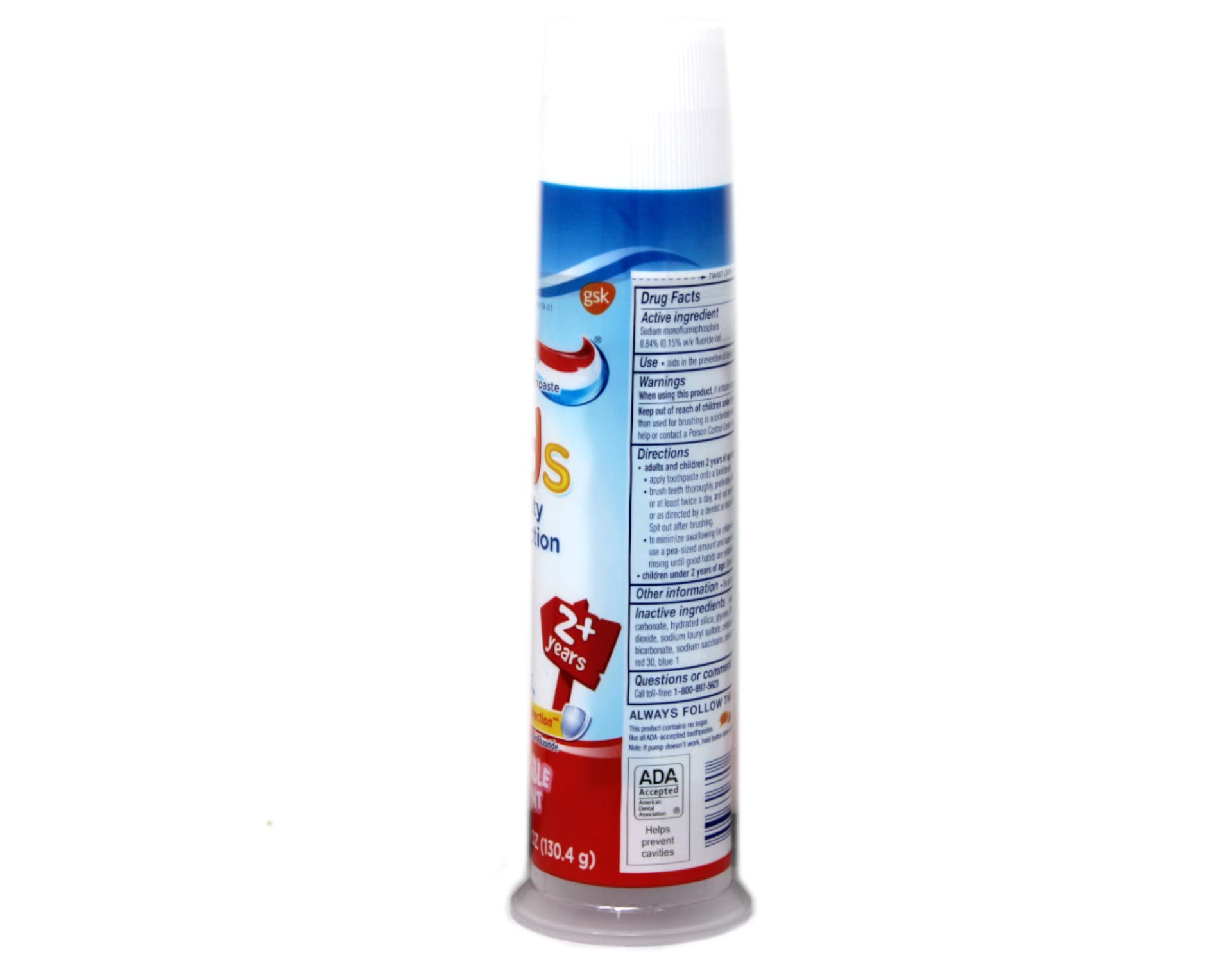Aquafresh Kids Bubble Mint Pump (Pack of 2)