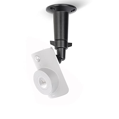 UYODM 2Pack Wall Mount Compatible with SimpliSafe SimpliCam 1080p Wired Indoor Home Security Camera, 360° Adjustable Aluminium Wall Mounting Bracket for SimpliSafe Indoor Cam,Patent Pending Black