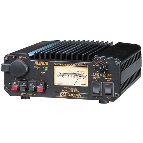 Alinco DM-330MVT 30amps Continuous 32amps Max Switching Power Supply 13.8 VDC, 110V, Adjustable Volt: 5~15V