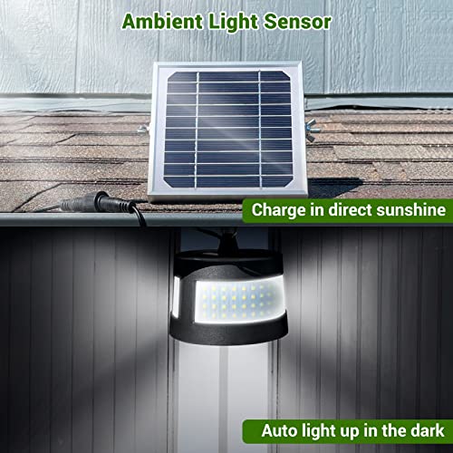160 LED Solar Lights Outdoor Waterproof,LOFTEK Solar Pendant Lights with Remote Hanging Hook & 16.4ft Cable, Dusk to Dawn Solar Powered Security Flood Lights for Indoor Shed Patio Garage Yard