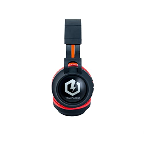 PowerLocus Bluetooth Headphones for Kids, Wireless Bluetooth Headphones, Kid Headphones Over Ear with LED, Foldable Headset with Mic,Volume Limited, Wireless/Wired Headphone for Phones,Tablets,Laptop