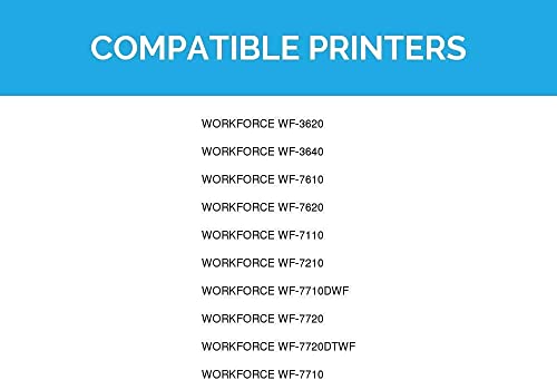 LD Products Replacements for Epson 252 Ink Cartridges Combo Pack (4 SY Black, 2 XL Cyan, 2 XL Magenta, 2 XL Yellow) Standard Yield & High Yield 10-Pack for Workforce WF-3620 WF-2640 WF-7110 WF-7610