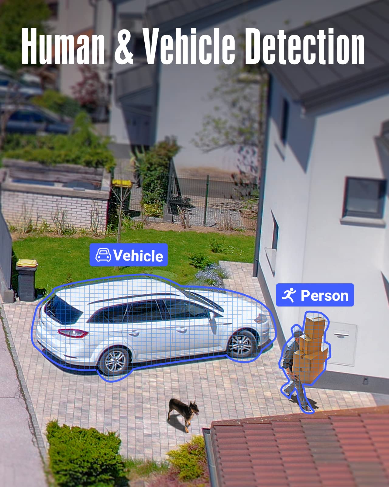 ANNKE 3K Lite 8CH Digital Video Recorder, H.265+ Hybrid 5-in-1 DVR with AI Human/Vehicle Detection, Remote Access for Surveillance Camera Home Business, 2TB Hard Drive Included