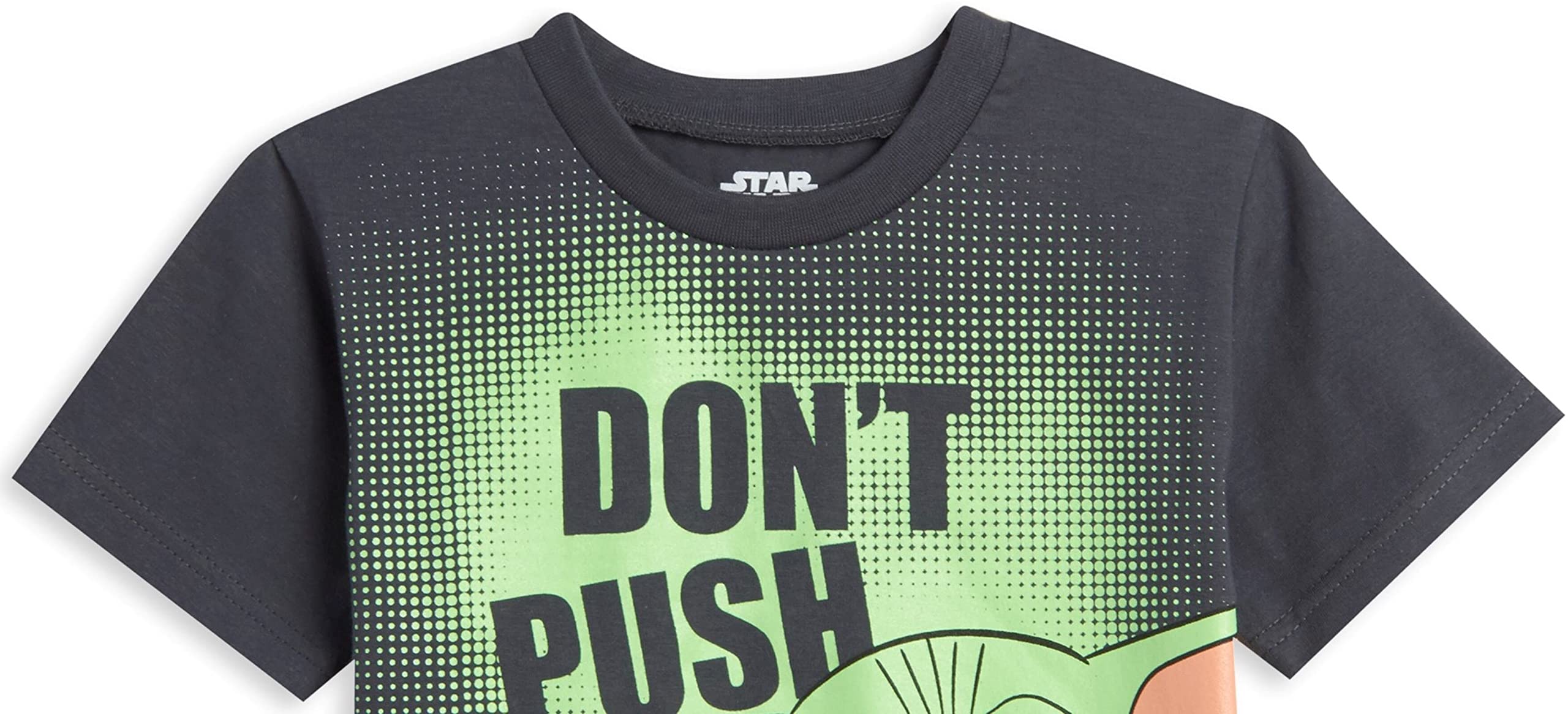 STAR WARS The Mandalorian Baby Yoda Toddler Boys T-Shirt Mesh Shorts CHARCOAL 5T