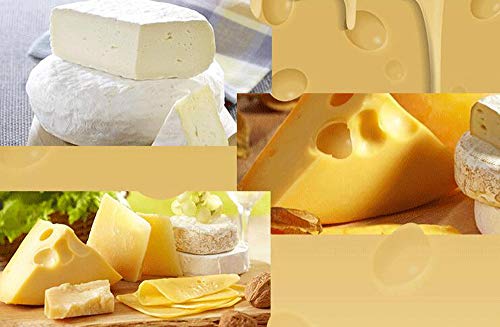 Bekith 8 Pieces Set Travel Cheese Knives with Wood Handle, Stainless Steel Cheese Slicer Cheese Cutter, 2 Cheese Knife, 2 Cheese Shaver, 2 Cheese Fork and 2 Cheese Spreader
