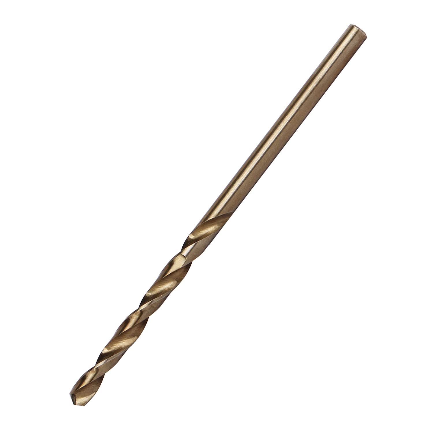 Ohamtes 2.5mm Reduced Shank Twist Drill Bits High Speed Steel HSS 4341 for Iron/Copper/Plastic/Aluminum Plates/Metal Materials, Round Shank, Double Edge, 5 Pcs