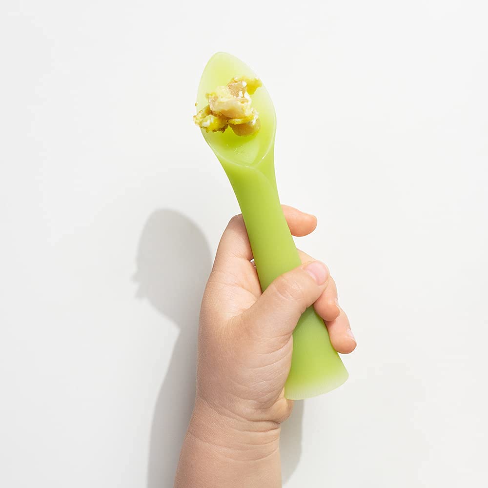Olababy Training Fork, Training Spoon and Steam Bowl Bundle