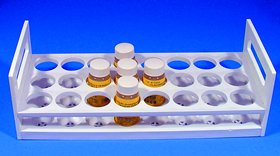 24 Place Scintillation Vial Rack with Handle, 5/PK