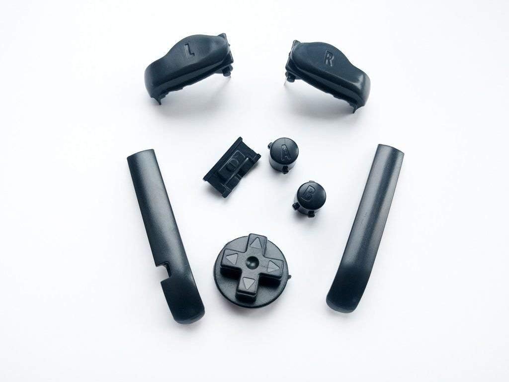 A B L R Buttons Keypads D Pads Power ON Off Buttons for Gameboy Advance for GBA Buttons (Color 4)