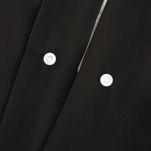 Amazon Basics Light-Weight Microfiber Duvet Cover Set with Snap Buttons - Full/Queen, Black